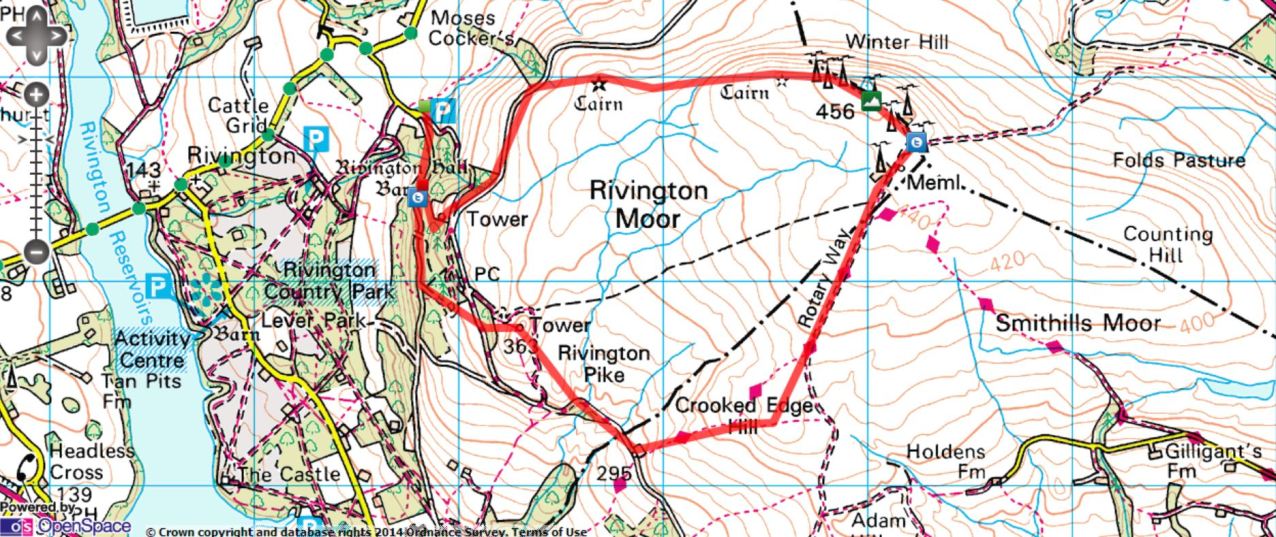 A Summer Walk on Winter Hill and Rivington Pike via Two Lads – from ...